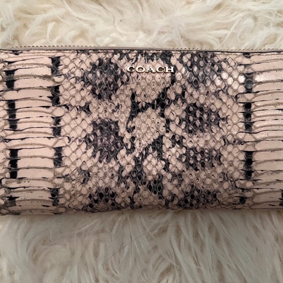 Coach | Bags | Coach Faux Snakeskin Wallet | Poshmark